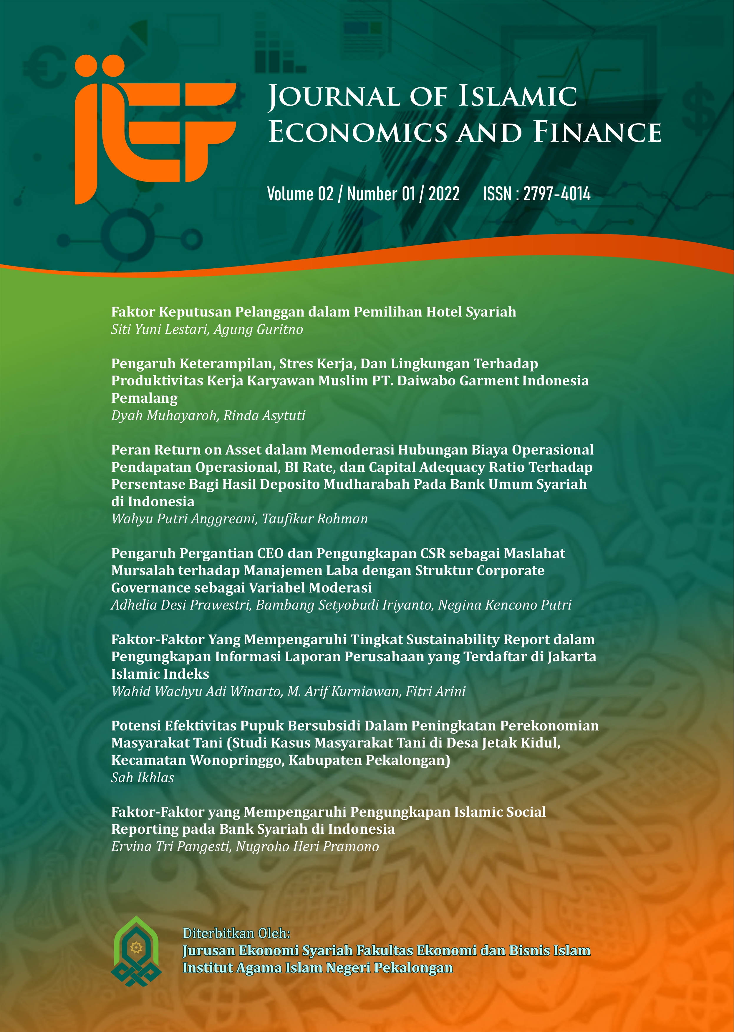 Archives | JIEF Journal of Islamic Economics and Finance